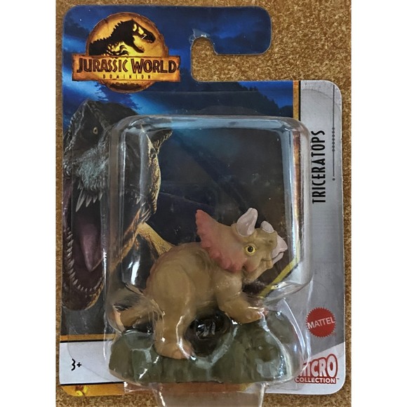 Mattel | Toys | Mattel Micro Jurassic World 275 Triceratops Figurine ...